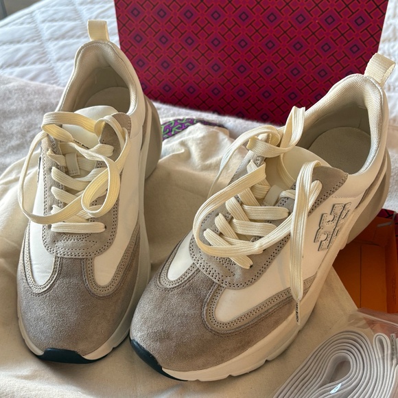 Tory Burch | Shoes | Tory Burch Good Luck Trainer Sneakers | Poshmark